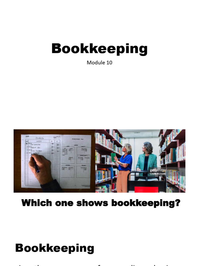 Module 10 Bookkeeping IS | PDF | Bookkeeping | Expense