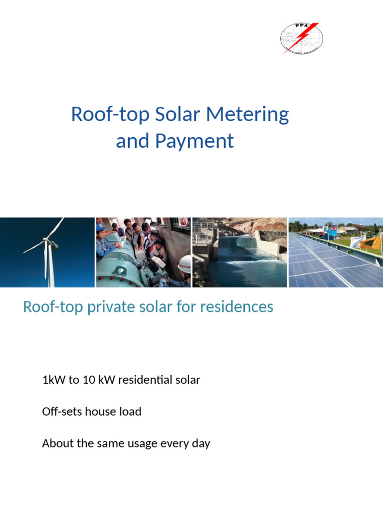 Presentation 9 Private Solar Metering and Payment | PDF | Solar Power ...