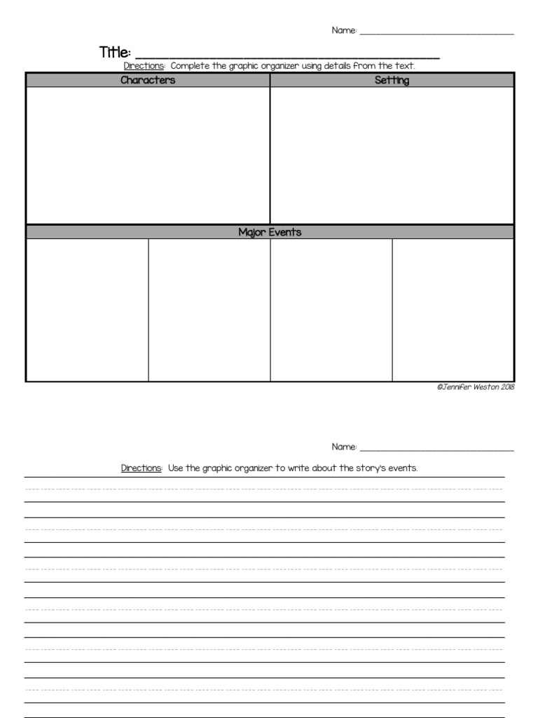 Four Seasons Make a Year Graphic Organizer | PDF