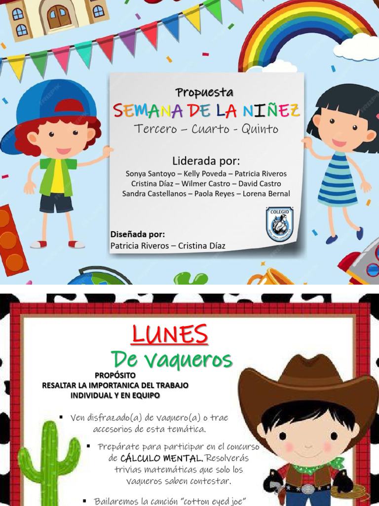 Propuesta Semana de La Niñez - Versión Padres | PDF