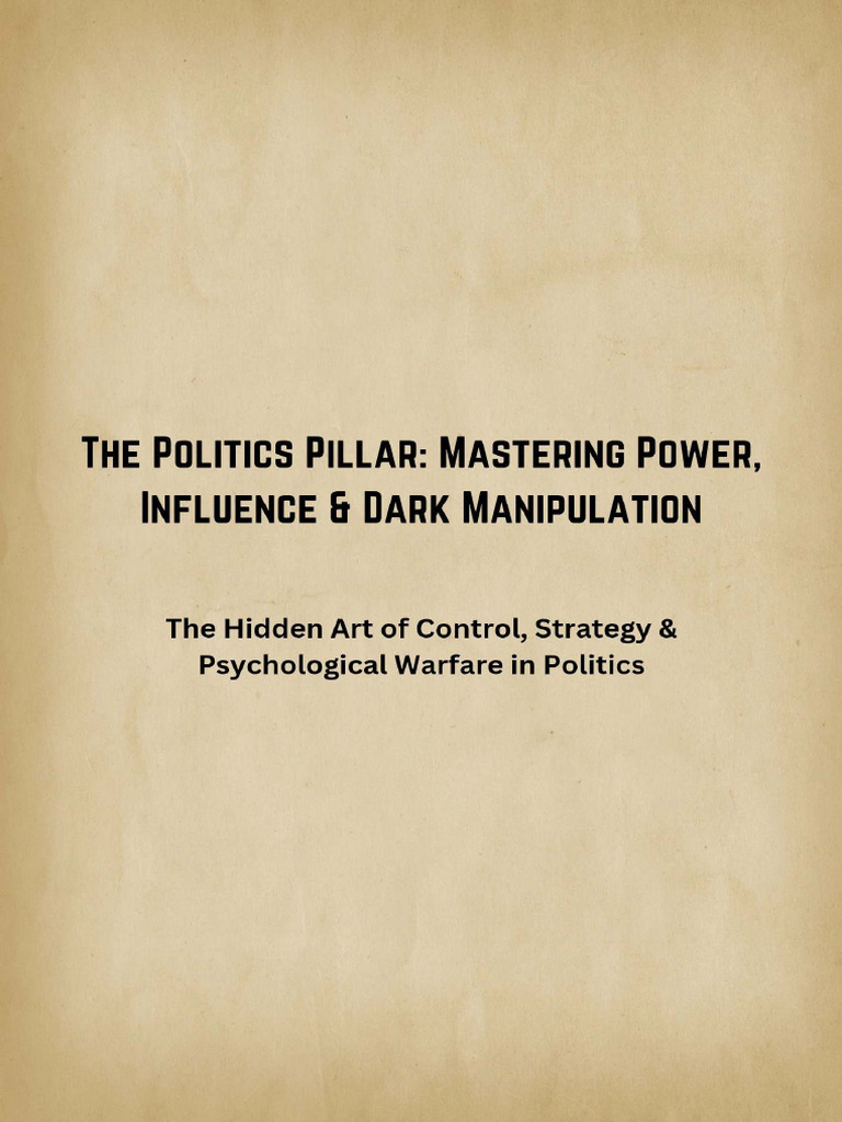 Politics Pillar Book | PDF