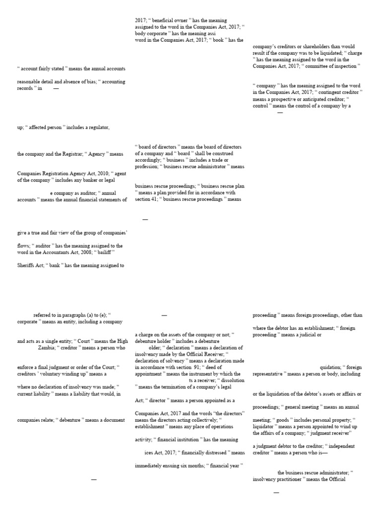 Insolvency Act 094503 | PDF | Receivership | Liquidation
