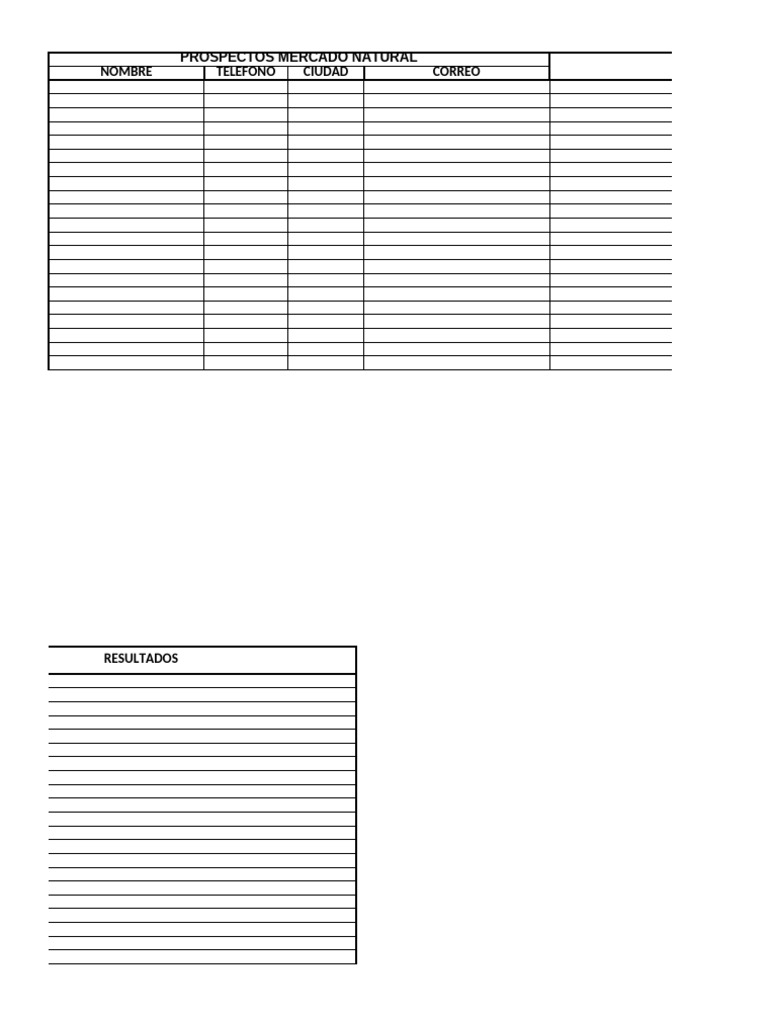 Base de Datos Prospectos Coord. Edward Alvarez | PDF