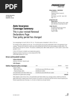 Progressive Claim Information Letter | PDF | Deductible | Insurance