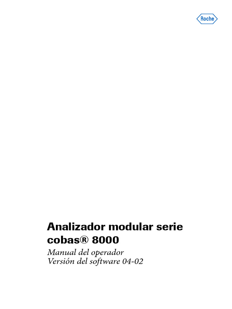 Cobas 8000 Manual | PDF | Software | Información