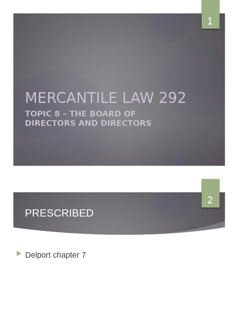 ML 292 - Topic 8 - Lecture 3 - Slides | PDF | Fiduciary | U.S. Securities And Exchange Commission