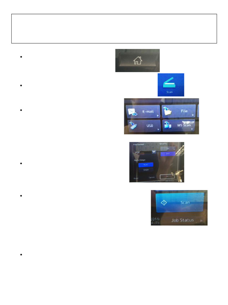 Scan Documents on Toshiba Copier | PDF