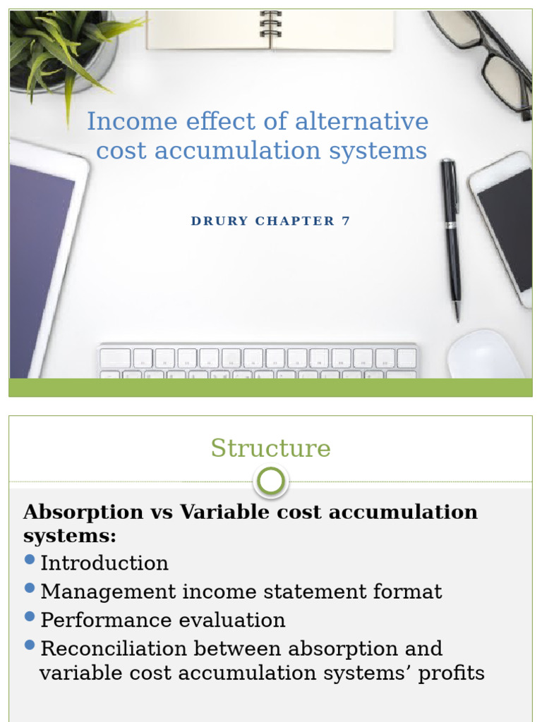 Cost Systems - Student Slides | PDF | Cost Of Goods Sold | Net Income