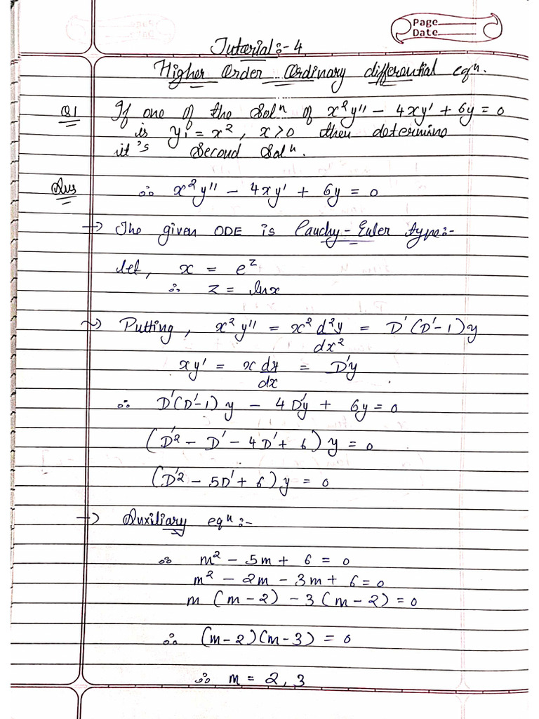 Tutorial 4 | PDF