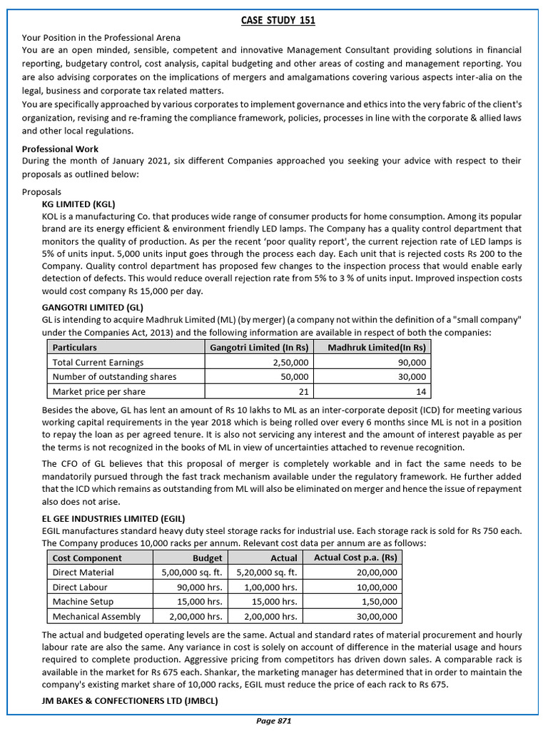 1. IBS Case Study Book May 20253 | PDF | Balance Sheet | Fair Value