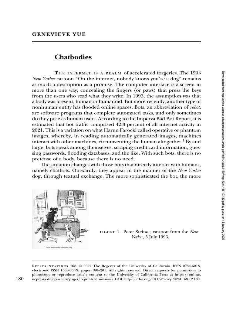 Yue Chatbodies | PDF