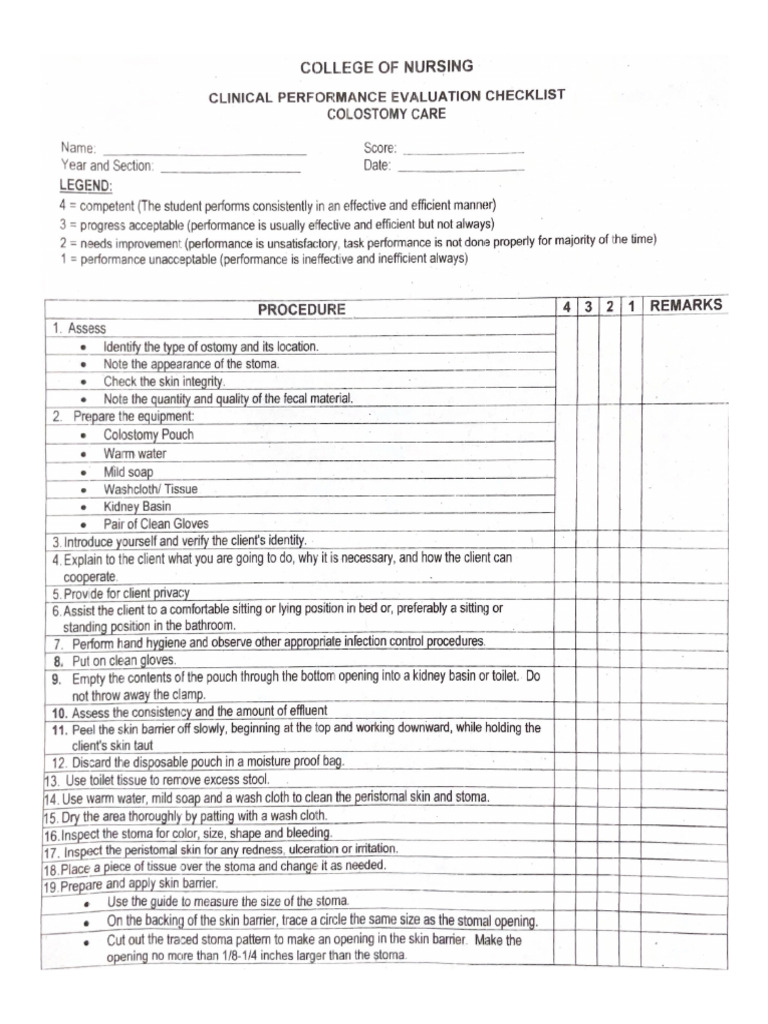 Rle Checklists | PDF