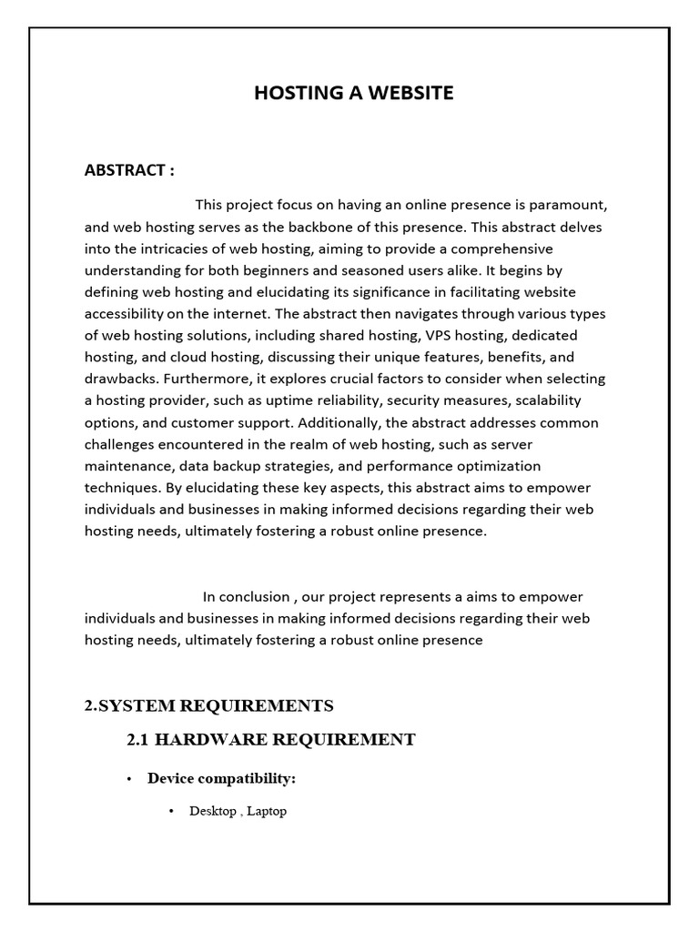 Hosting A Website Phase 3 | PDF | Web Development | Computer Engineering