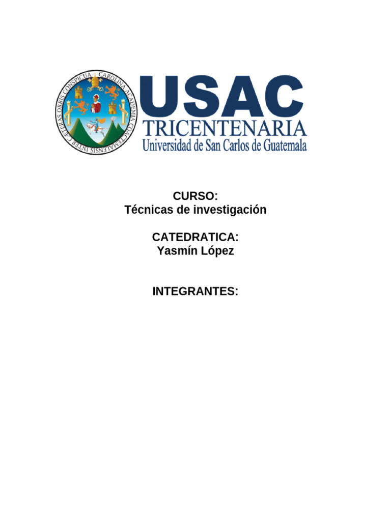 TAREA No. 2 TECNICAS DE INVESTIGACIÓN PREU | PDF
