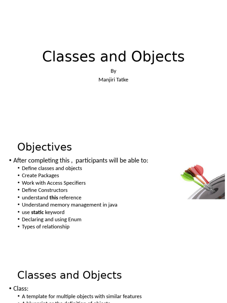 4 - Classes and Objects | PDF | Class (Computer Programming) | Method (Computer Programming)