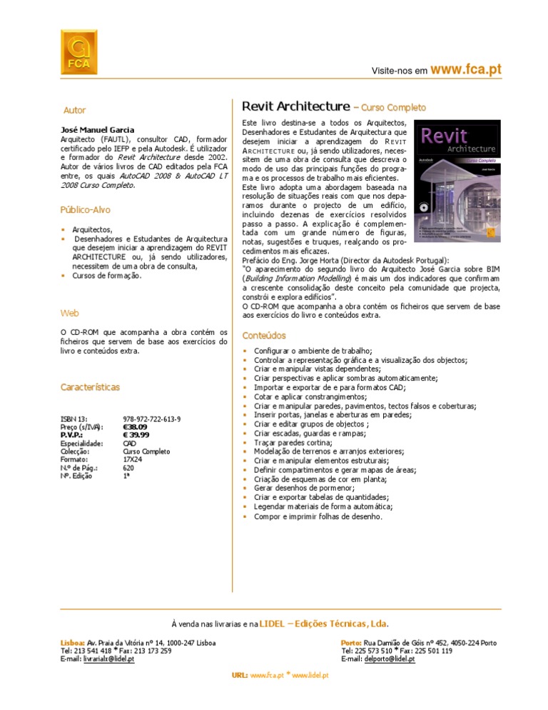 Revit Architecture: Curso Completo | PDF | Autodesk Revit | Auto Cad