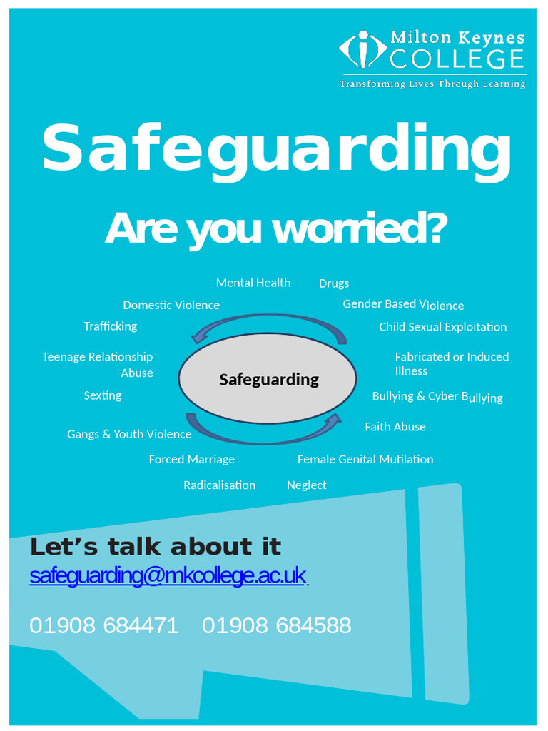 MK College - Safeguarding Poster | PDF