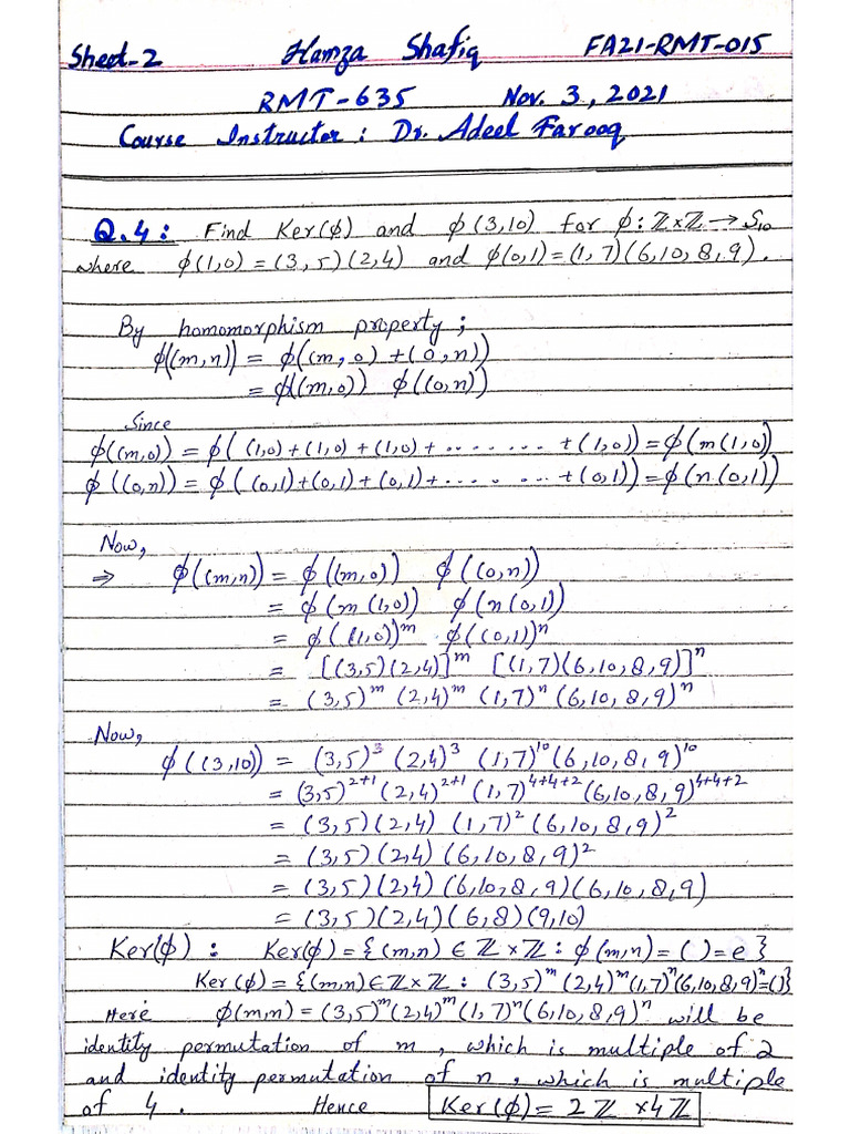 Solution Sheet 2 | PDF
