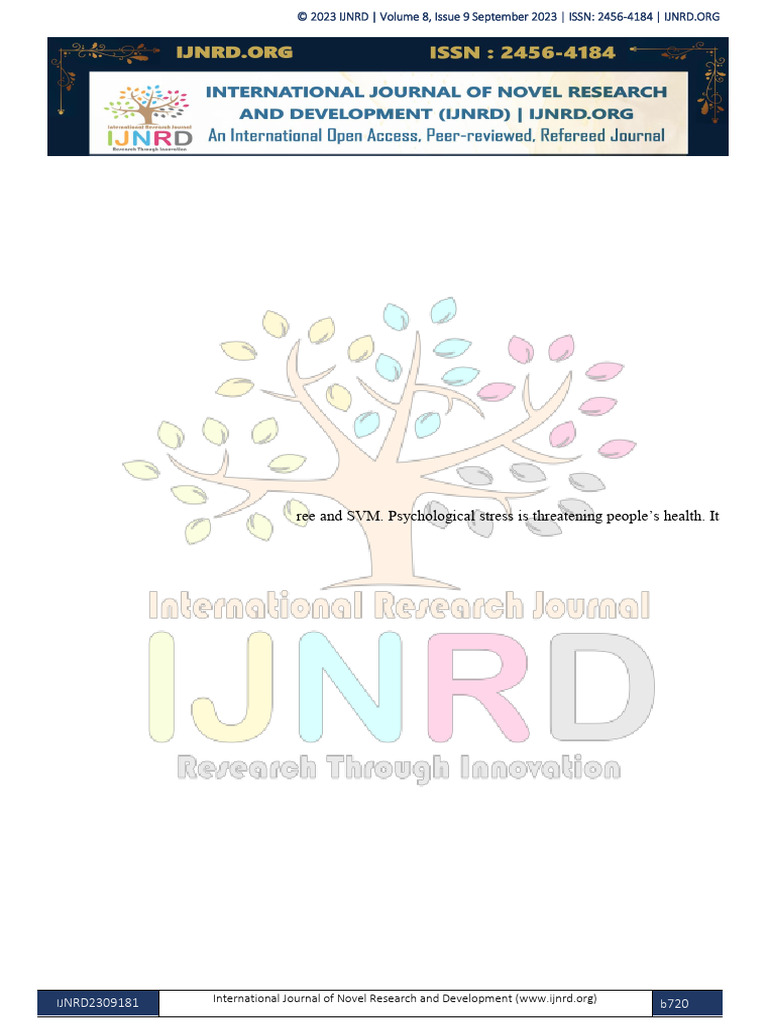 Stress Detection Using Natural Language Processing and Machine Learning ...