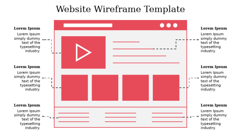 65281-Website Wireframe Template | PDF