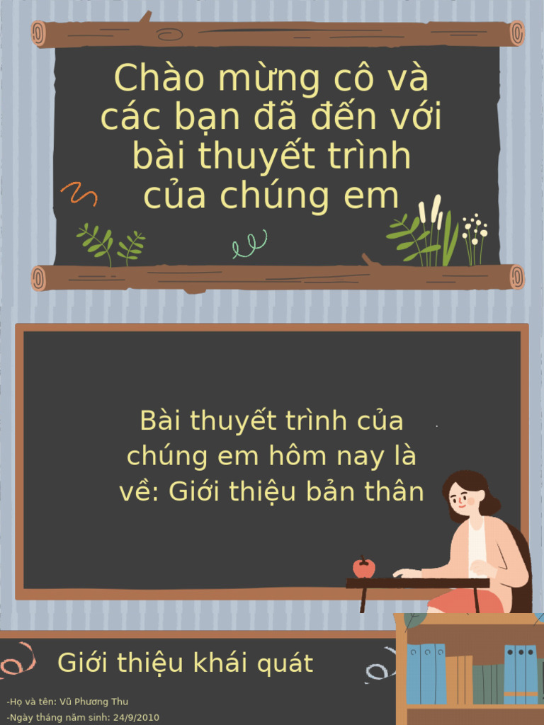 Cute Blackboard Student Council Presentation | PDF