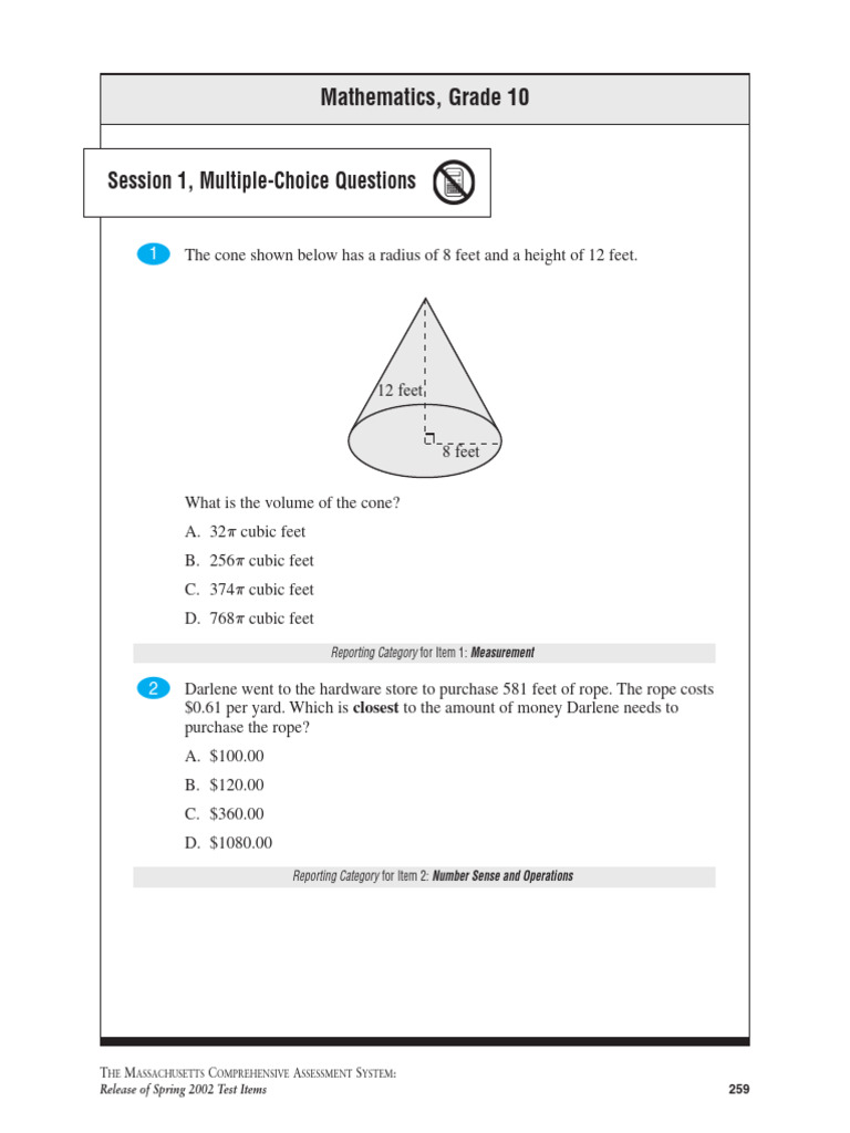 Grade 10 Math Assessment Questions | PDF | Algebra | Mathematics