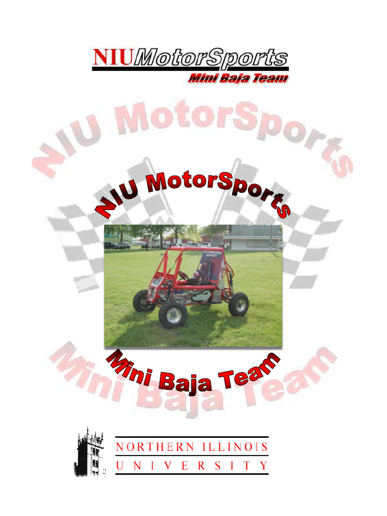 NIU Mini Baja's Sponsorship Package 2010-2011 | PDF | Land Vehicles ...