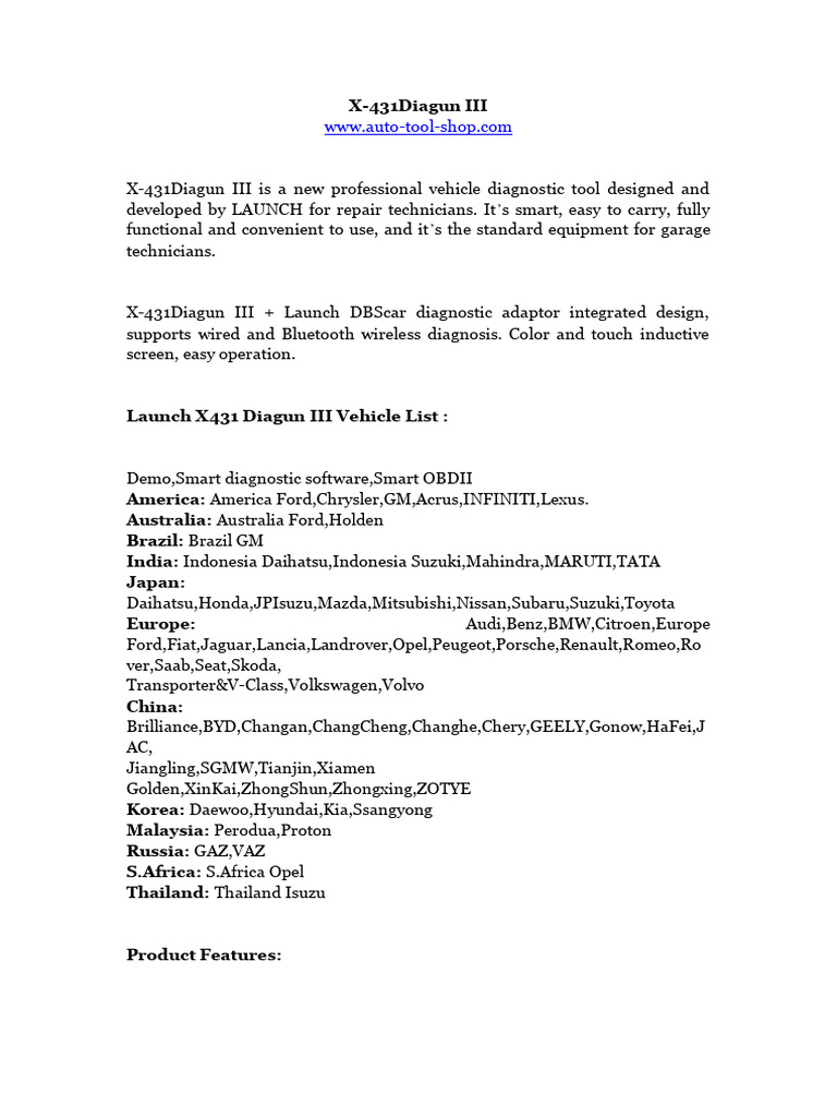 Diagun III Software Introduction | PDF | Ford Motor Company | Motor Vehicle