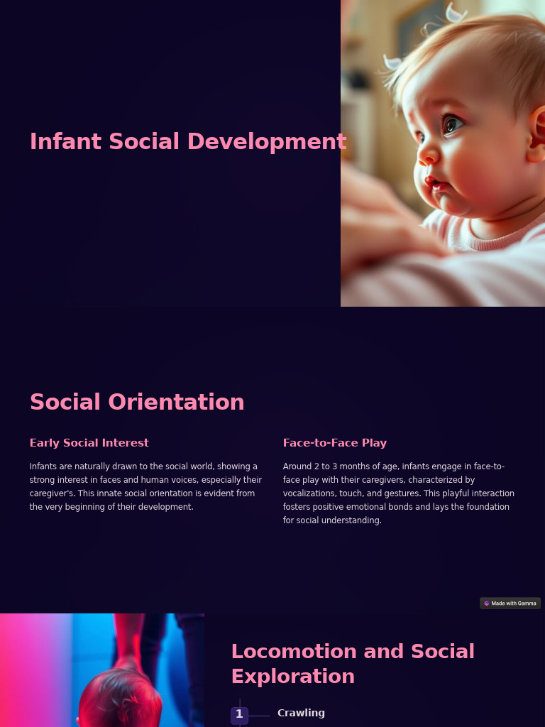 Infant-Social-Development UNIT 2.3 | PDF | Attachment Theory | Childhood