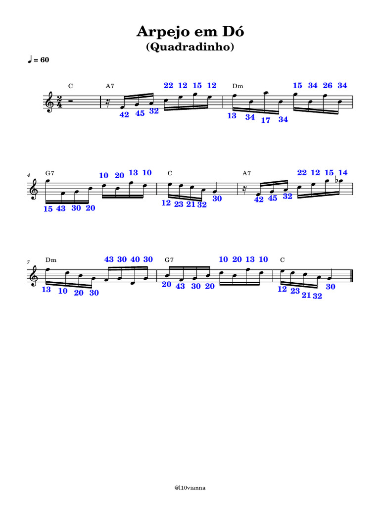 Arpejo em Dó | PDF