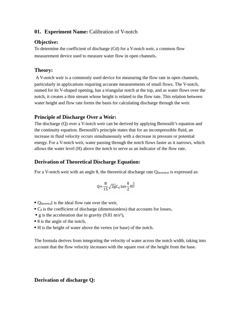 Fluid Mechanics Lab 1 F (1) AAA | PDF | Flow Measurement | Fluid Dynamics