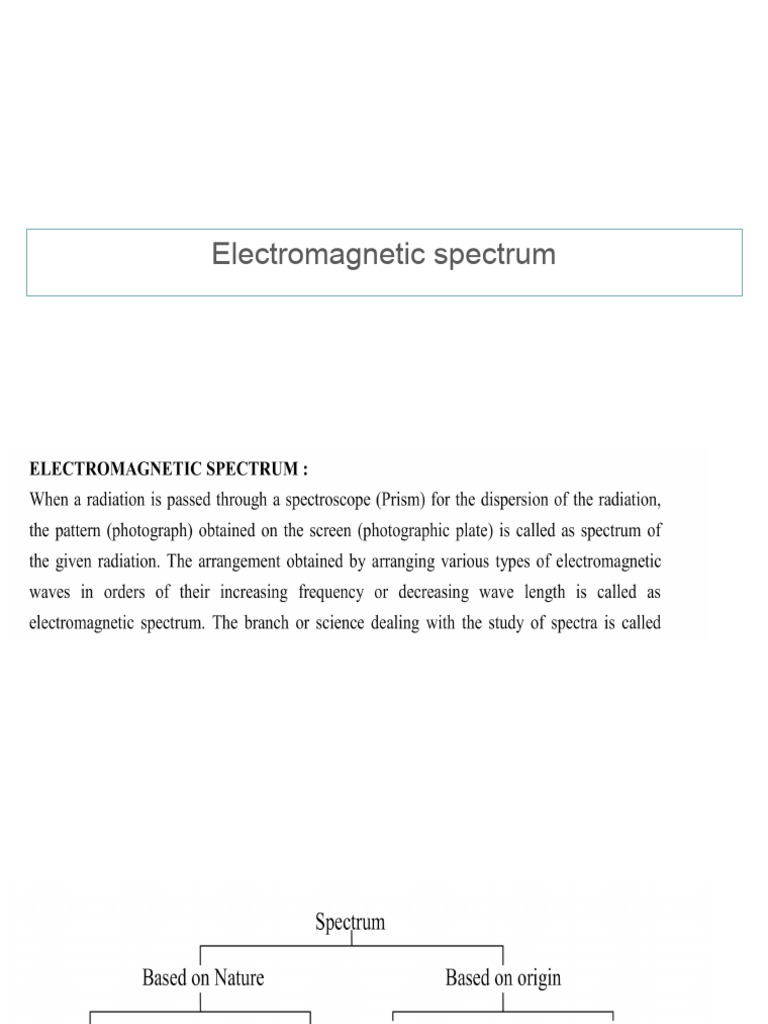 Electromagnetic Spectrum. 2 | PDF