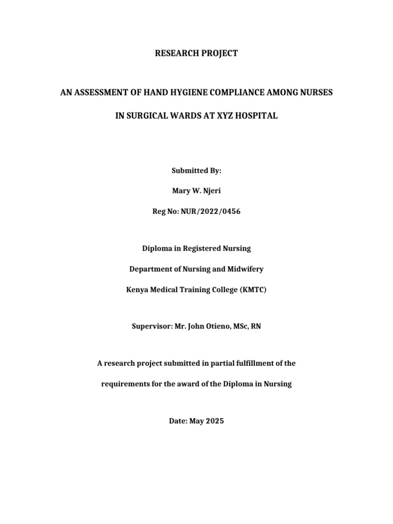 Nursing Research Cover Page | PDF