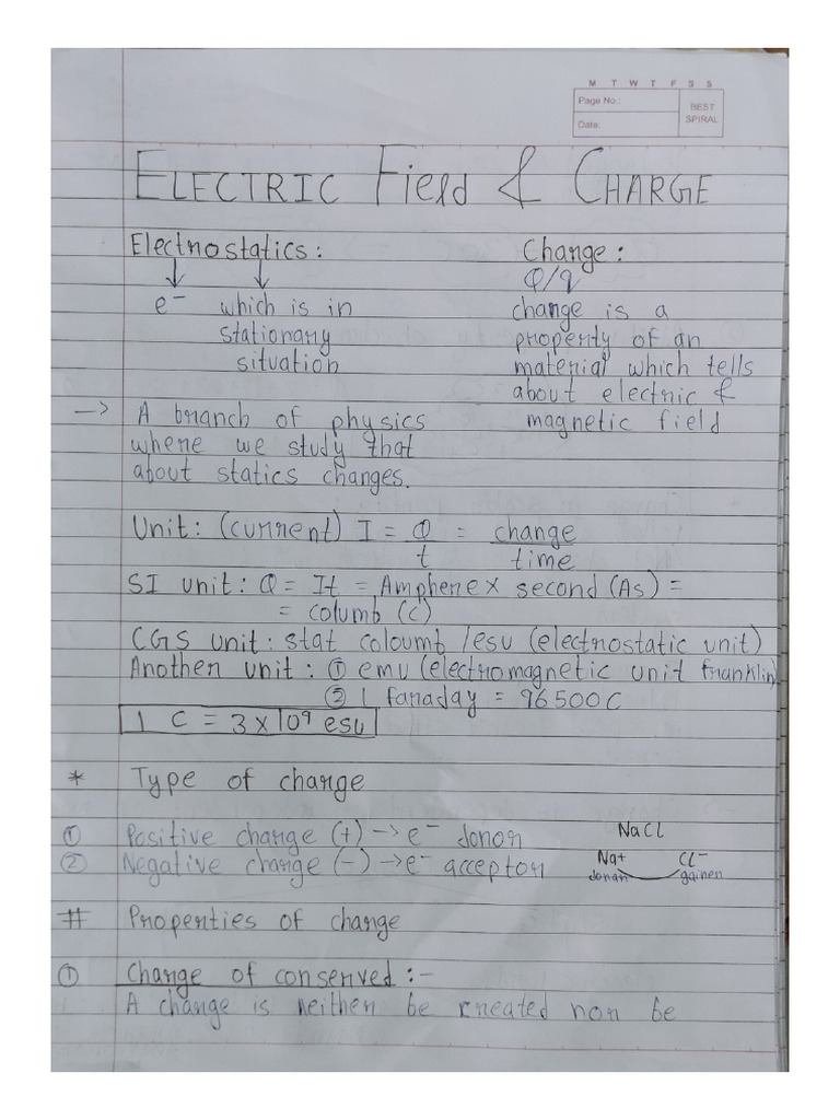 Electrostatics PDF | PDF