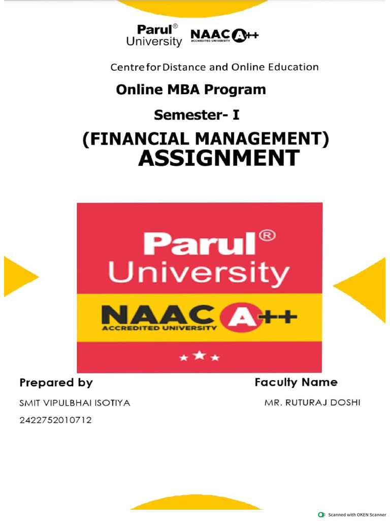 Financial Managment ASSIGNMENT | PDF