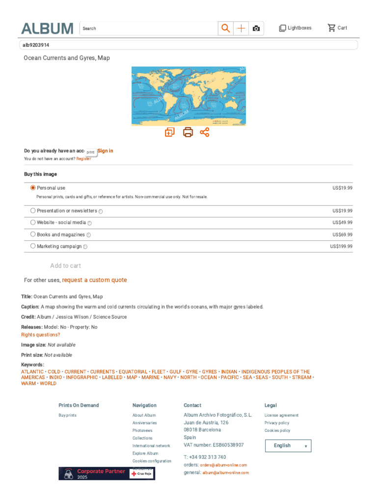 Ocean Currents and Gyres, Map - Album Alb9203914 | PDF | Applied And ...