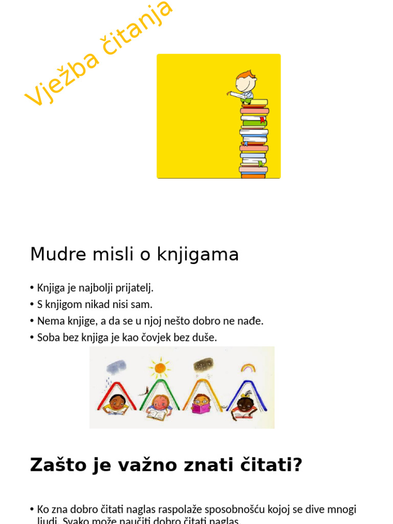 Prezentacija Citanje 1 | PDF