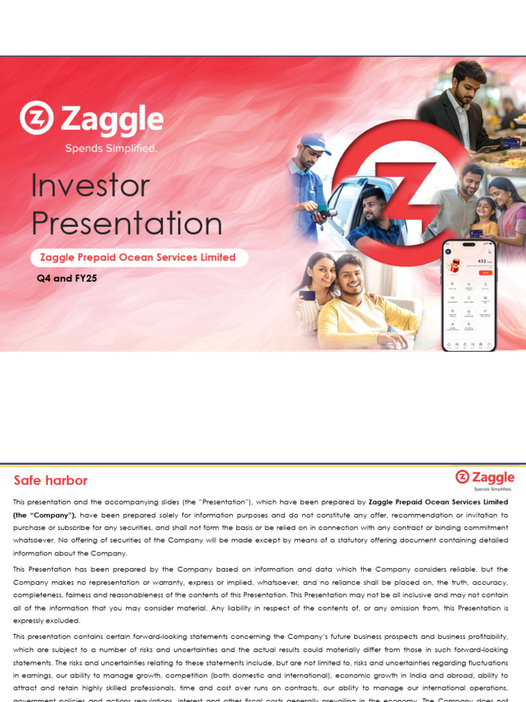 Inverstor Presentation Q4FY251 | PDF | Equity (Finance) | Economies