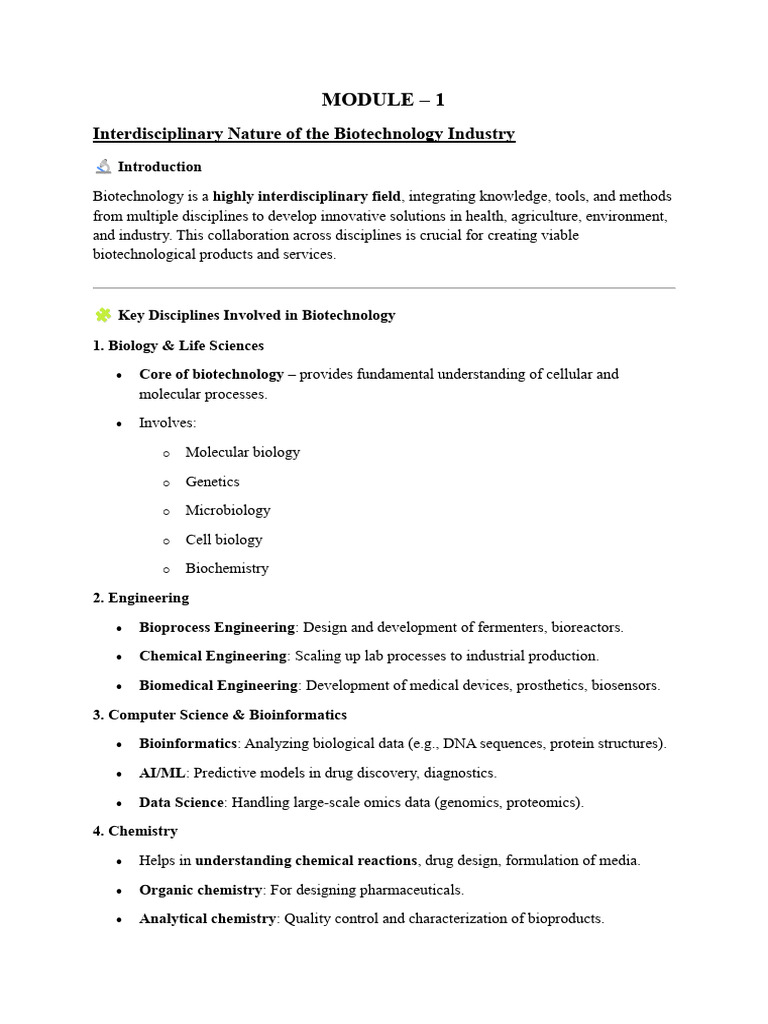 Entrepreneurship Notes (All Modules) | PDF | Biosensor | Probiotic