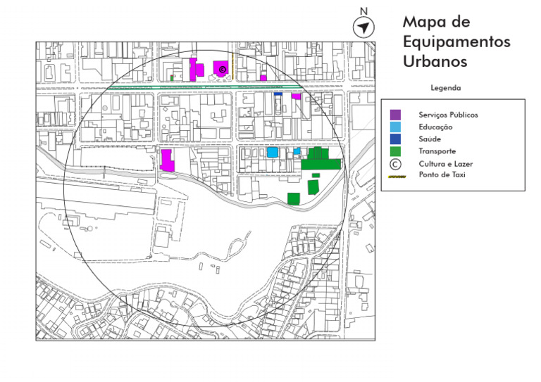 Mapa de Equipamentos Urbanos Públicos | PDF