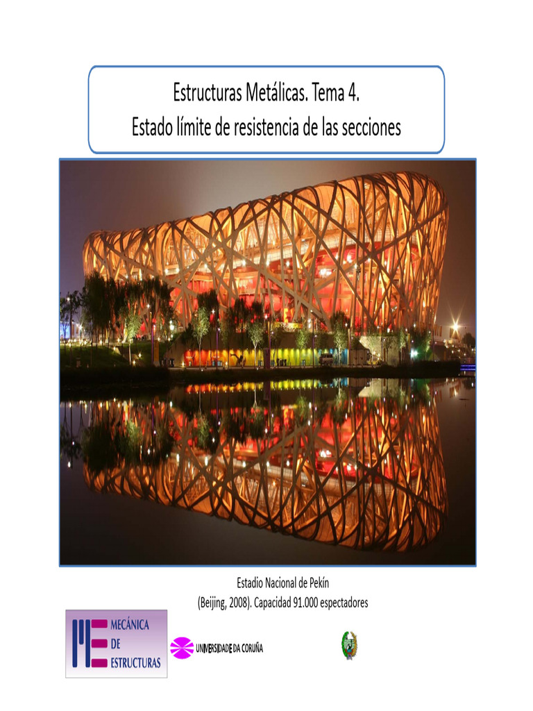 T4. ELU Resistencia Secciones | PDF | Doblar | Viga (Estructura)