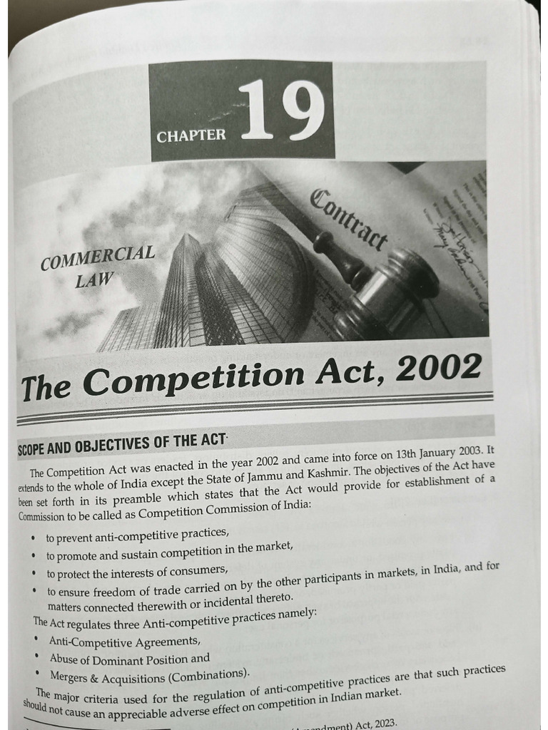 The Competition Act 2002 | PDF