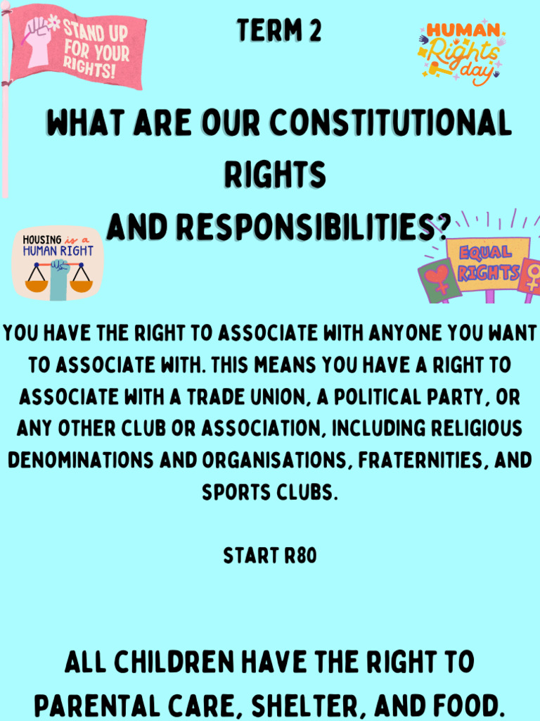 Constitutional Rights and Responsibilities | PDF | Hiv/Aids | Hiv