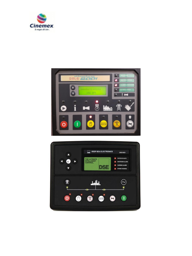 Dse 7320 | PDF | Arranque | Motor diesel