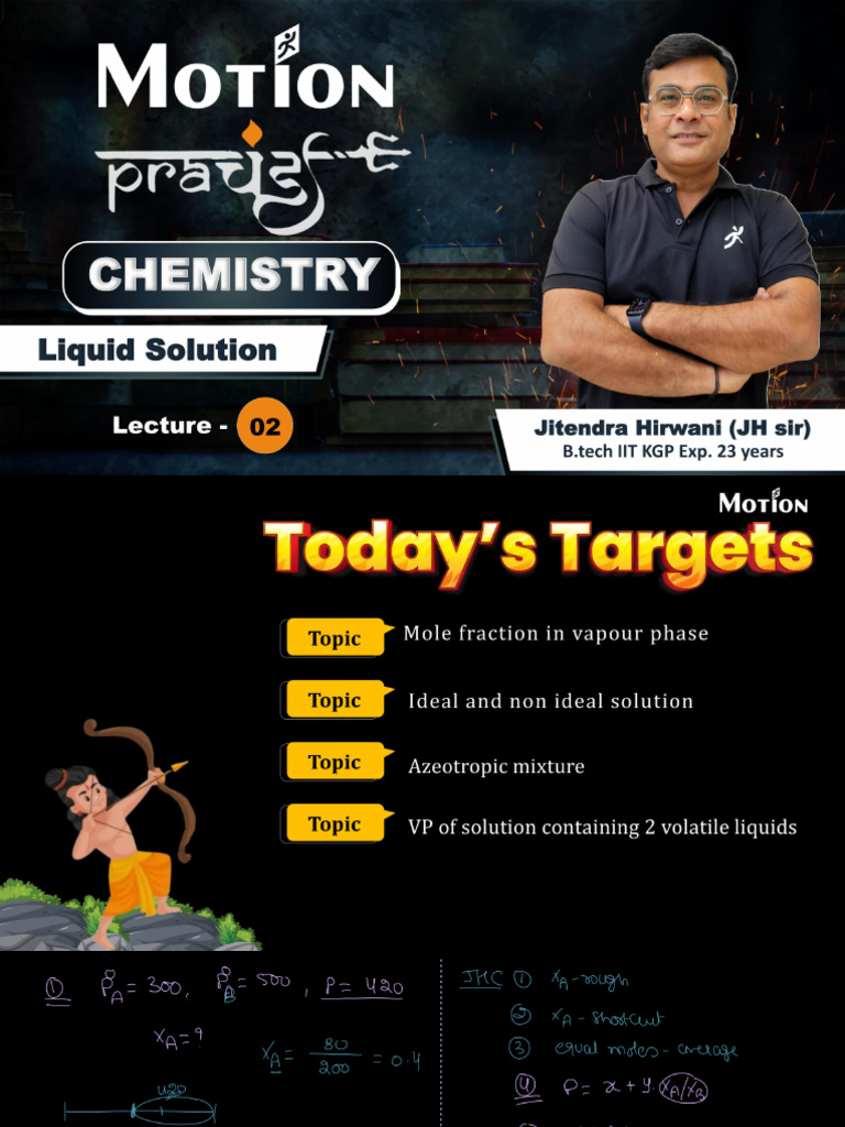 Liquid Solution Lec 02 JH Sir | PDF