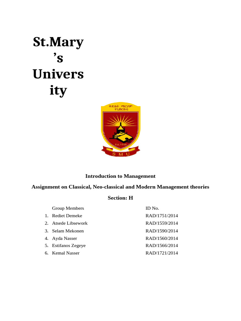 What Are Modern Management Theories | PDF | Leadership | System