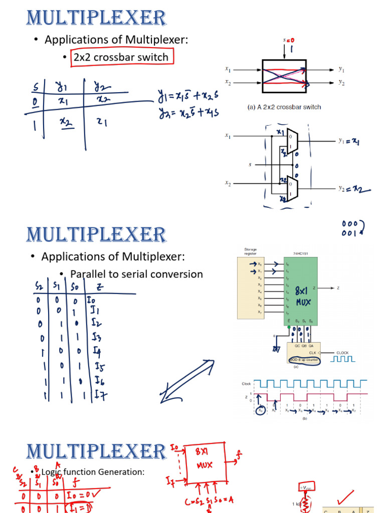 Combinational, Multiplexer Circuit DLD CSE231.9 Lec17 | PDF
