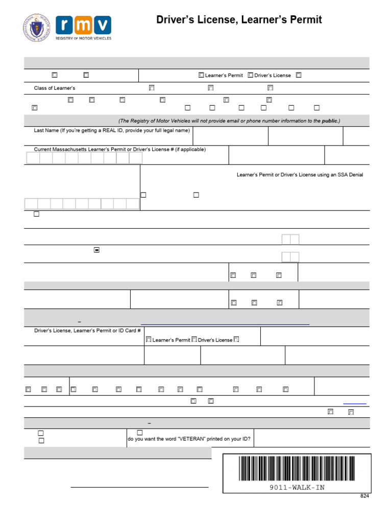 RMV Real Id | PDF | Voter Registration | Driver's License