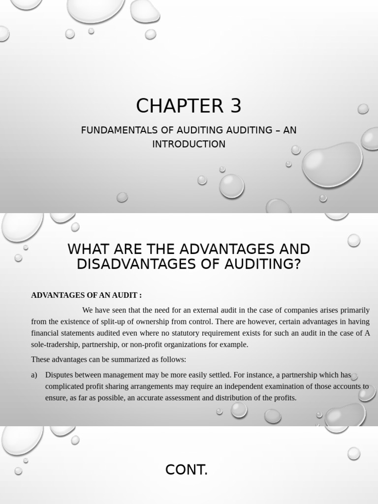 ACFC302 Chapter 3 ISA - 127837 | PDF | Audit | Financial Audit