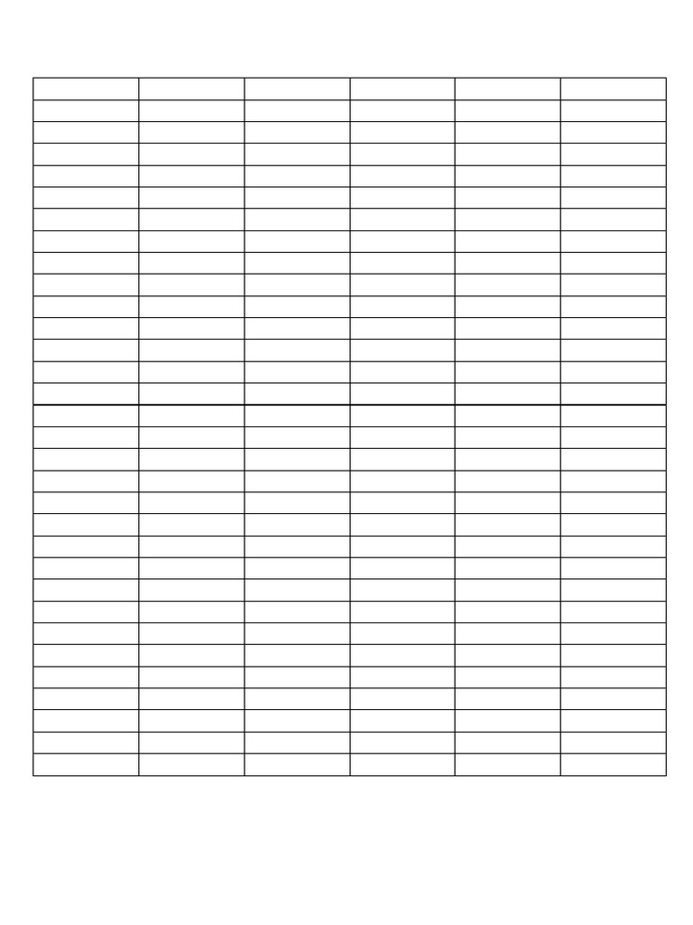 Checklist 6x31 | PDF